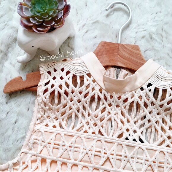 Kendall And Kylie Tops Kendall Kylie Blush Pink Crochet Top Poshmark
